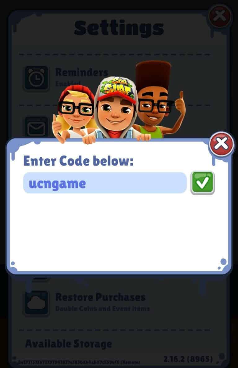 Subway Surfers Codes (MAR 2026) [UPDATED] - UCNGame
